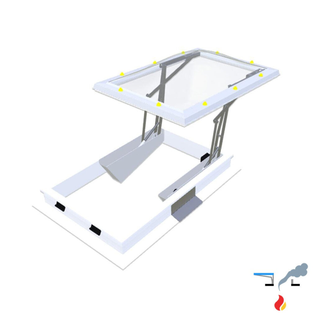 Skymax CE met pvc-opstand 16/00 0700 x 1000 mm - A.Dakmaterialen
